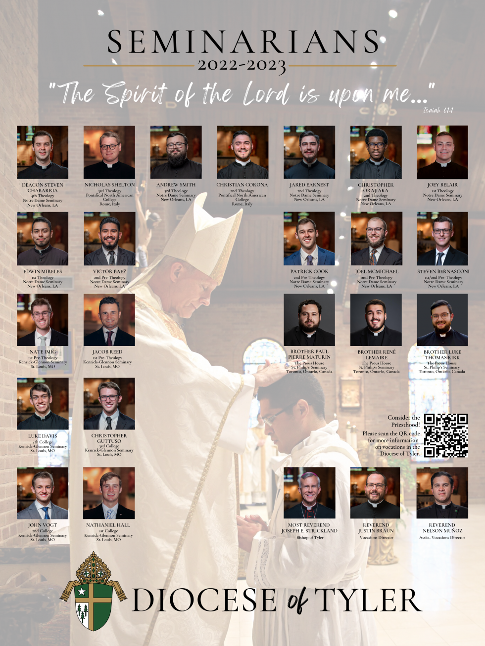 Vocations - The Catholic Diocese of Tyler